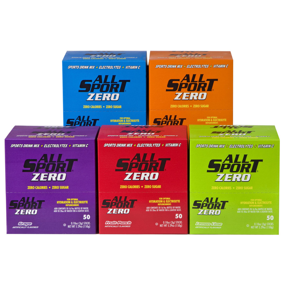 All Sport - Activity Drink: 0.11 oz Pouch & Packet, Assorted Flavors ...