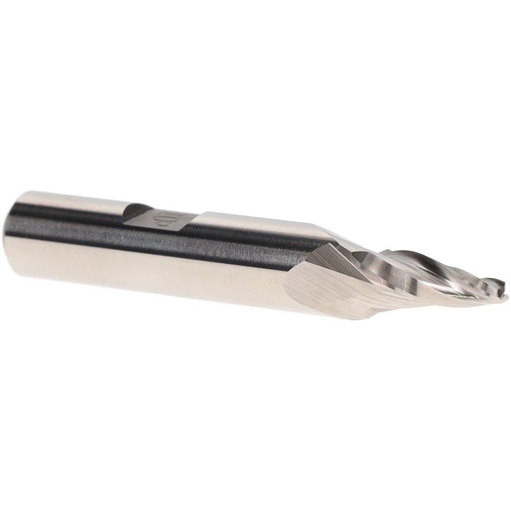 Made in USA - Tapered End Mill: 10 deg Angle per Side, 3/32" Small Dia ...