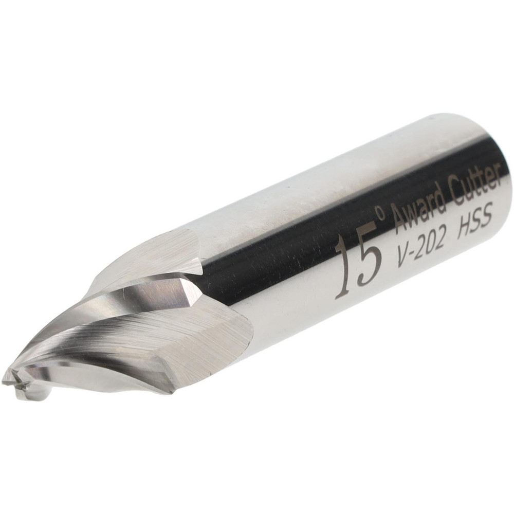 Value Collection - Tapered End Mill: 15 deg Angle per Side, 1/8" Small ...
