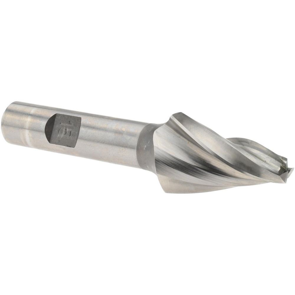 Made in USA - Tapered End Mill: 15 deg Angle per Side, 1/4" Small Dia ...