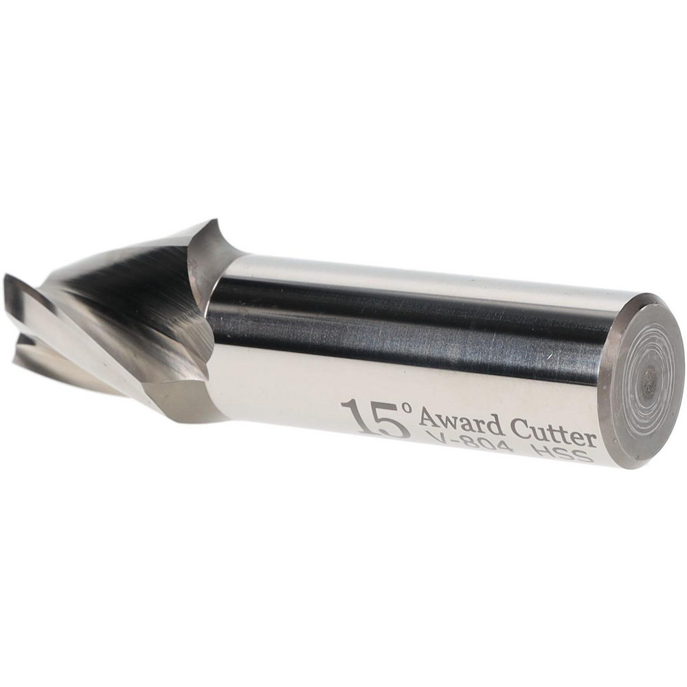 Value Collection - Tapered End Mill: 15 deg Angle per Side, 1/2" Small ...