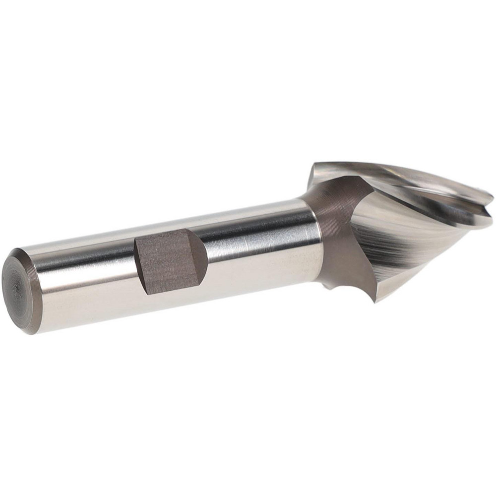 Made in USA - Tapered End Mill: 20 deg Angle per Side, 1/4" Small Dia ...