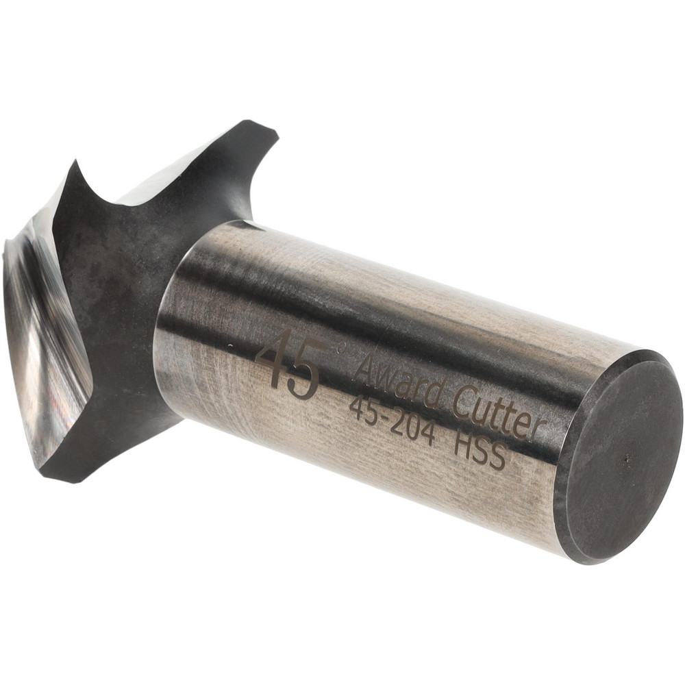 Value Collection - Tapered End Mill: 45 deg Angle per Side, 1/8" Small ...