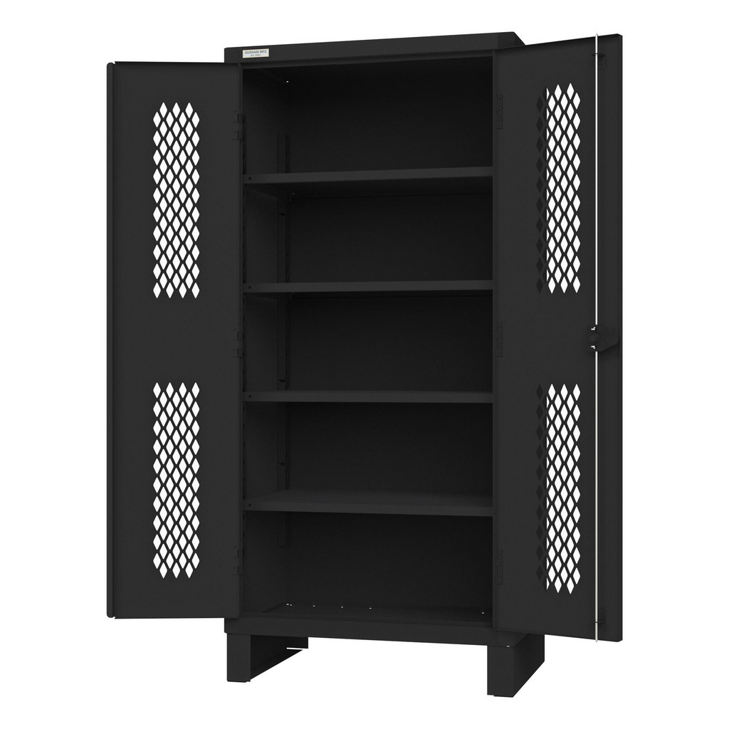 Durham - Steel Ventilated Storage Cabinet: 24" Wide, 36-1/8" Deep, 78 ...