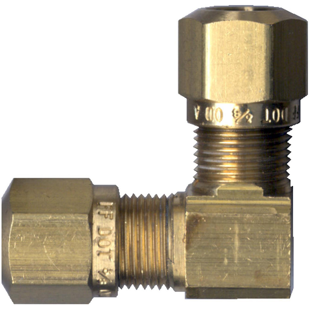 Fairview - Compression Tube 90° Union Elbow: Non-Threaded, 1/2" Tube ID ...