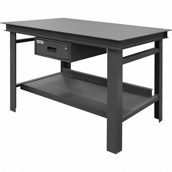 Durham - 60 Wide x 36" Deep x 34" High, Steel Workbench - 04207460 ...