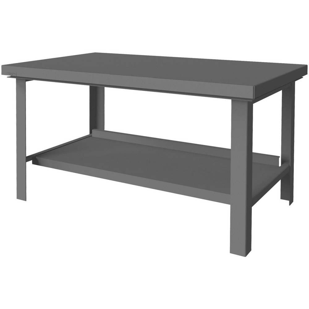 Durham - Heavy-Duty Work Table: 60" Wide, 36" Deep, 34" High, Powder ...