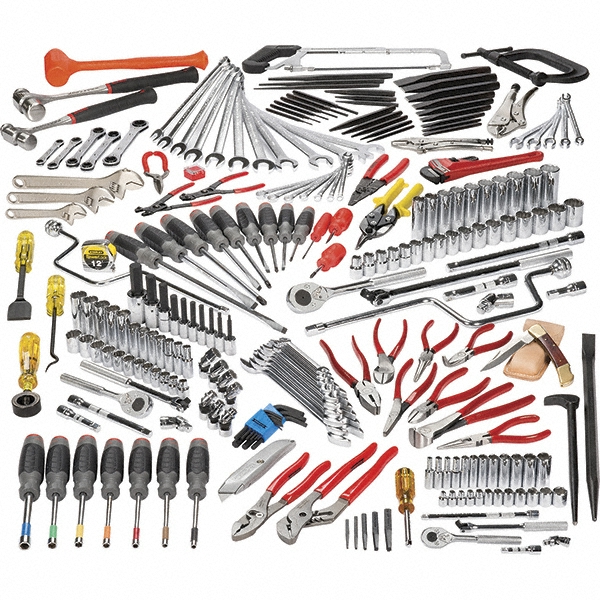 Proto - Combination Hand Tool Set: 229 Pc, Intermediate Tool Set | MSC ...