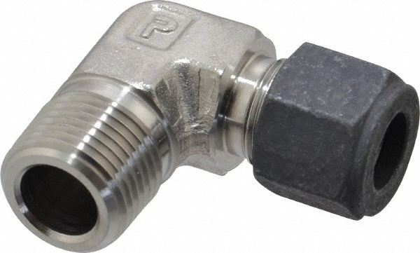 Parker - 3/8" OD, Stainless Steel Male Elbow - 04236790 - MSC ...
