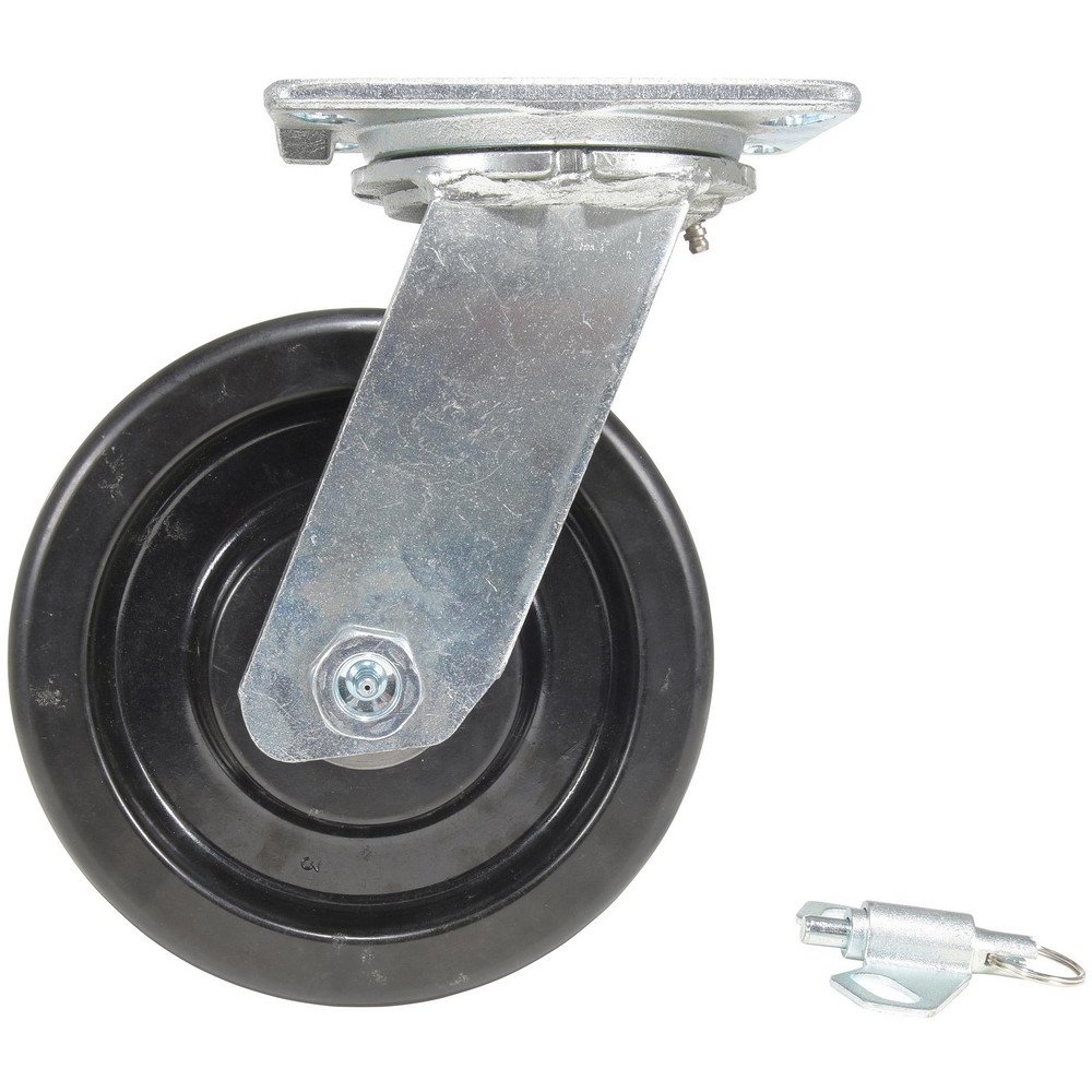 Vestil - Caster Wheels: Wheel Diameter (Inch): 8; Mount Type: Plate ...