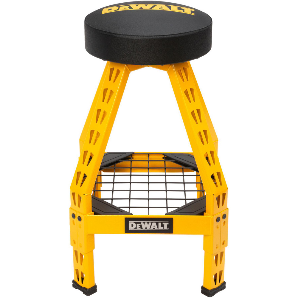 DeWALT - Swivel & Adjustable Stools: Base Type: Steel; Seat Material ...