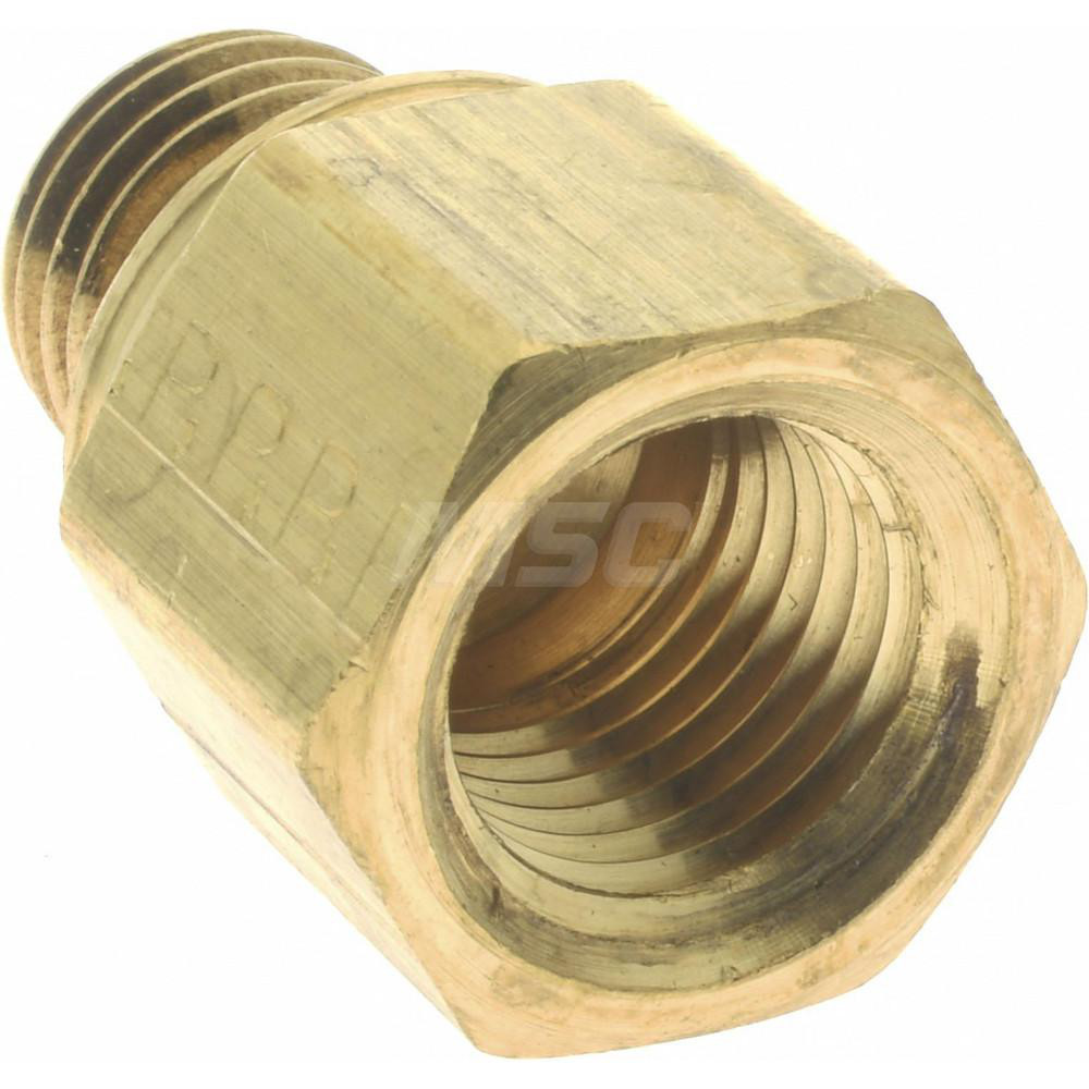 Parker - 1/4 x M12 Pipe, 1,000 psi, Brass ISO Port Adapter | MSC Direct