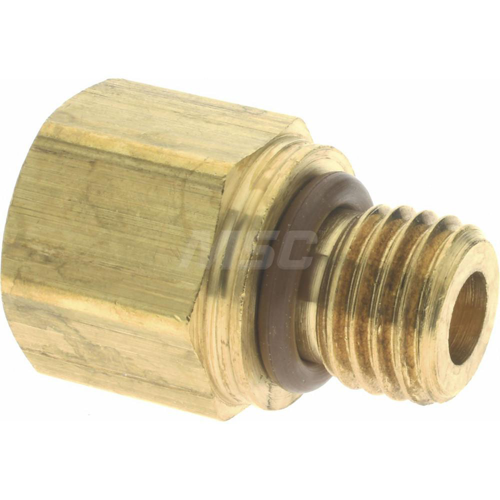 Parker - 1/4 x M12 Pipe, 1,000 psi, Brass ISO Port Adapter | MSC Direct