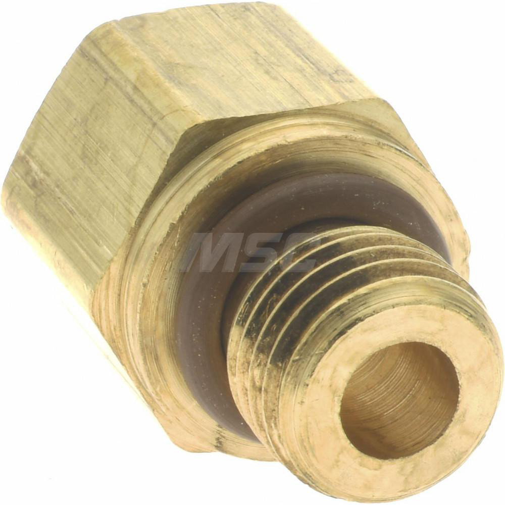 Parker - 1/4 x M12 Pipe, 1,000 psi, Brass ISO Port Adapter | MSC Direct