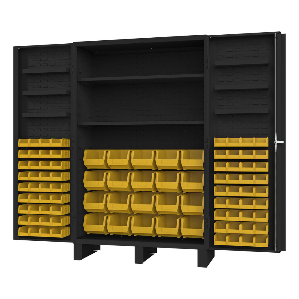 Durham - Steel Bin Cabinet Cabinet: 24-9/16" Wide, 48" Deep, 78" High ...