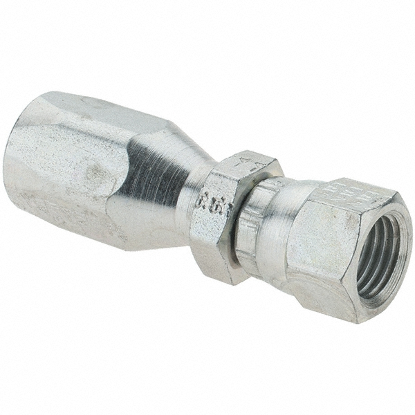 Eaton - 7/16-20 JIC, Carbon Steel Reusable Hose Female Swivel Fitting ...