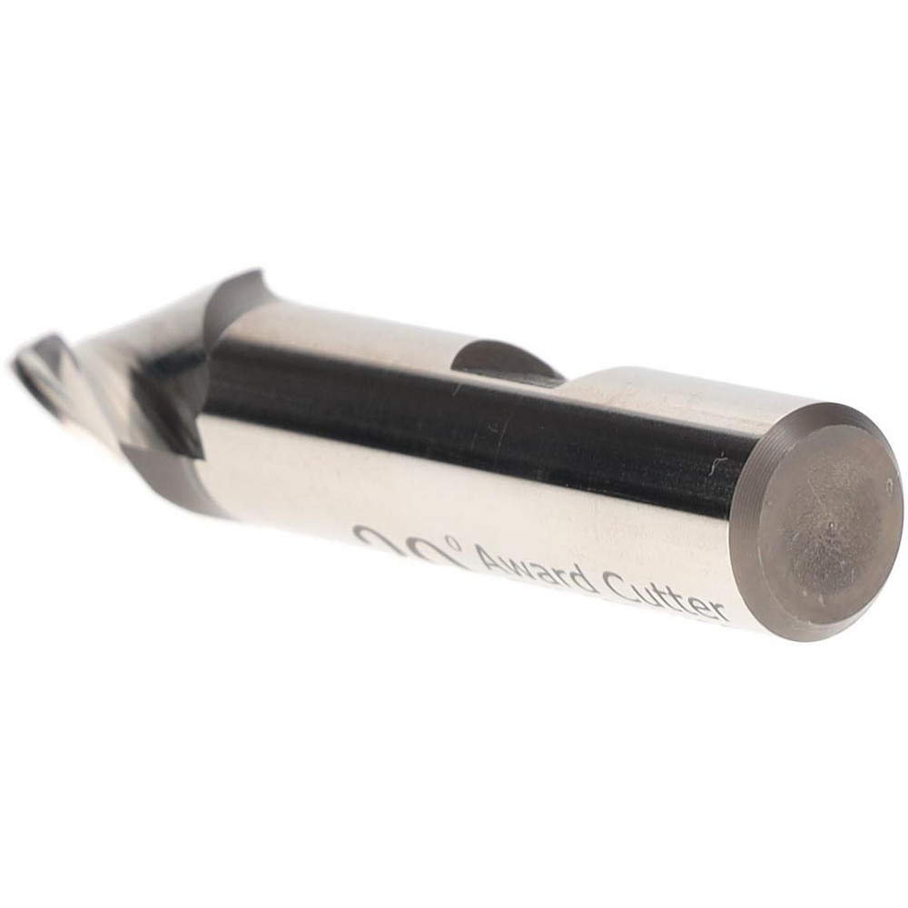 Made in USA - Tapered End Mill: 20 deg Angle per Side, 3/32" Small Dia ...