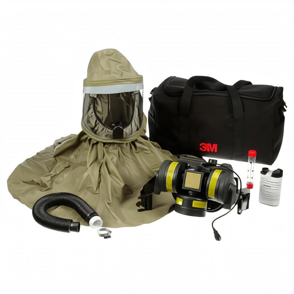 3M - PAPR Hood: Airflow Indicator, Belt, Breathe Easy Turbo Powered Air ...