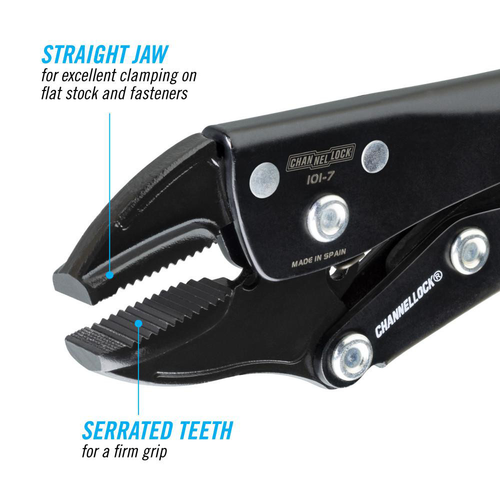 Channellock - Locking Pliers: Serrated, Straight, Locking | MSC Direct