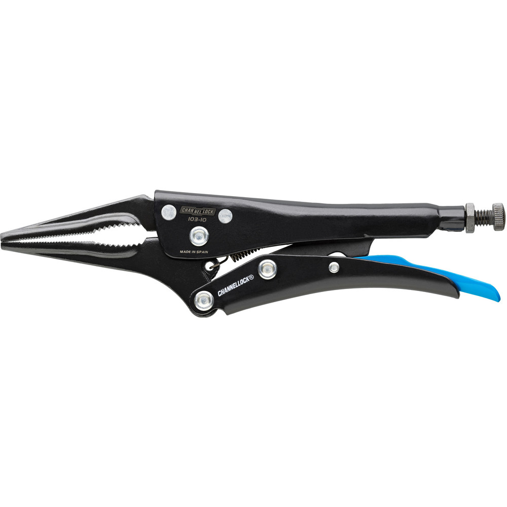 Channellock - Locking Pliers: Jaw Texture: Serrated; Jaw Style: Long ...
