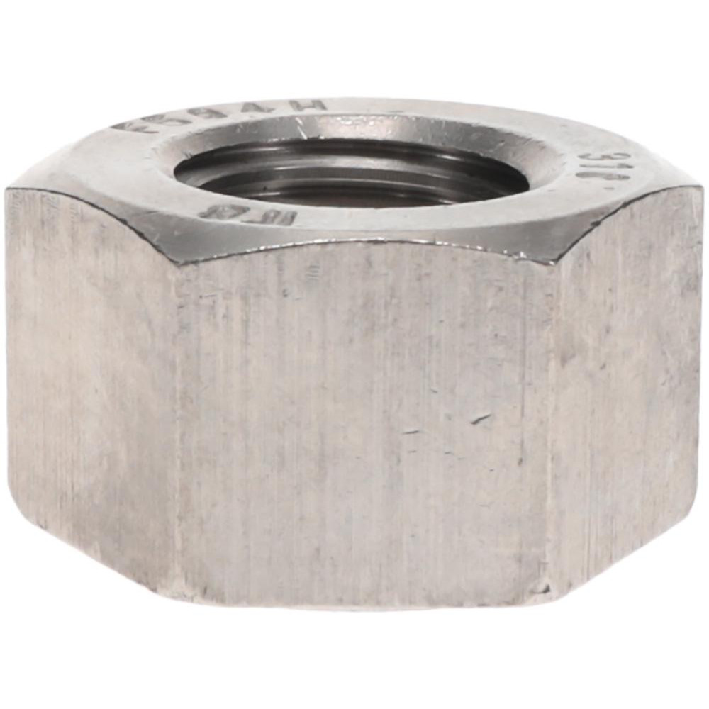 Value Collection - Heavy Hex Nut: 1-8, Grade 316 Stainless Steel ...