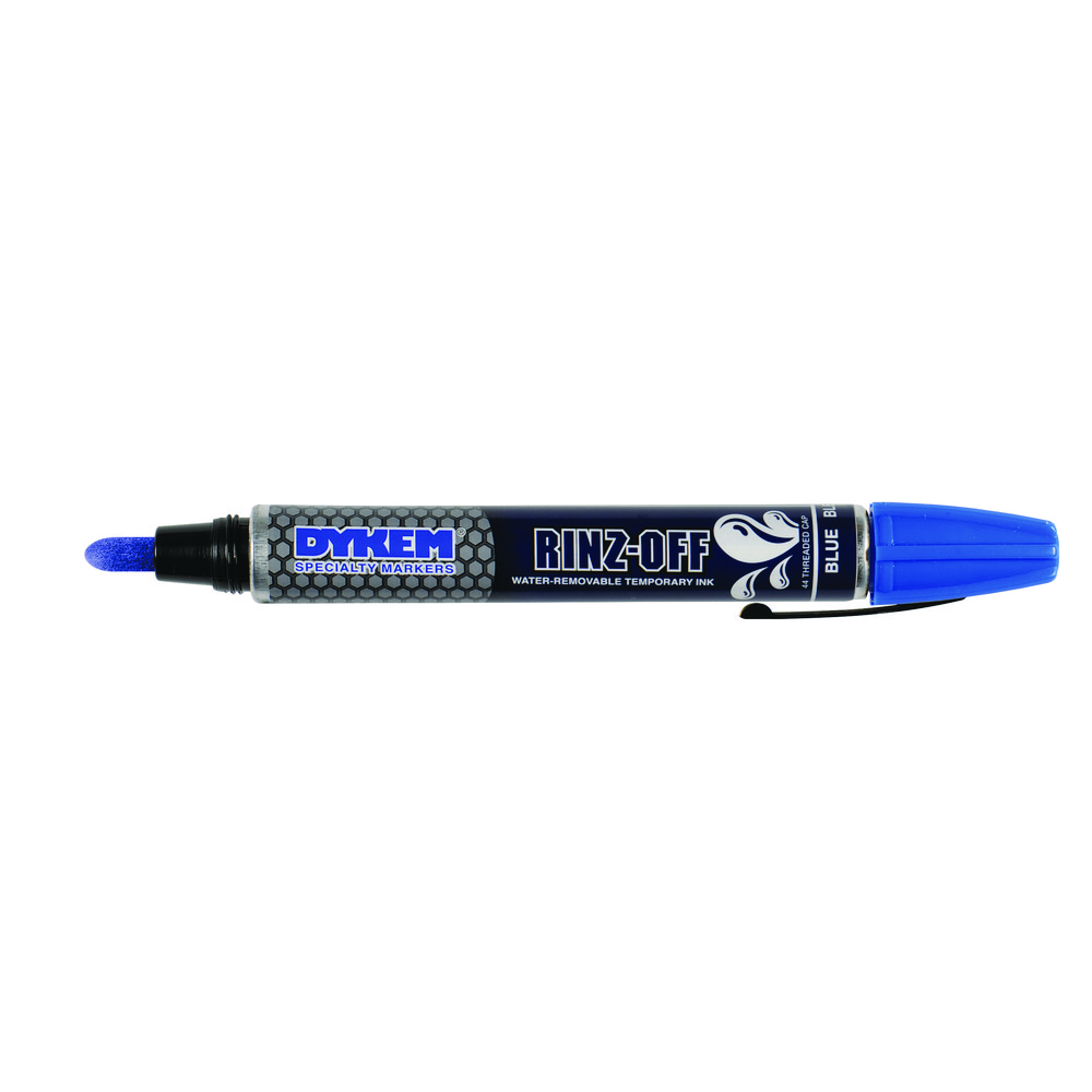 Dykem - Washable Marker: Blue, Water Base, Medium Tip | MSC Direct