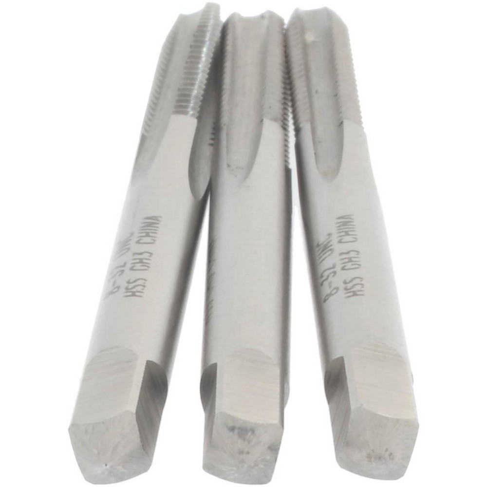 Value Collection - Tap Set: #8-32 UNC, 4 Flute, High Speed Steel ...