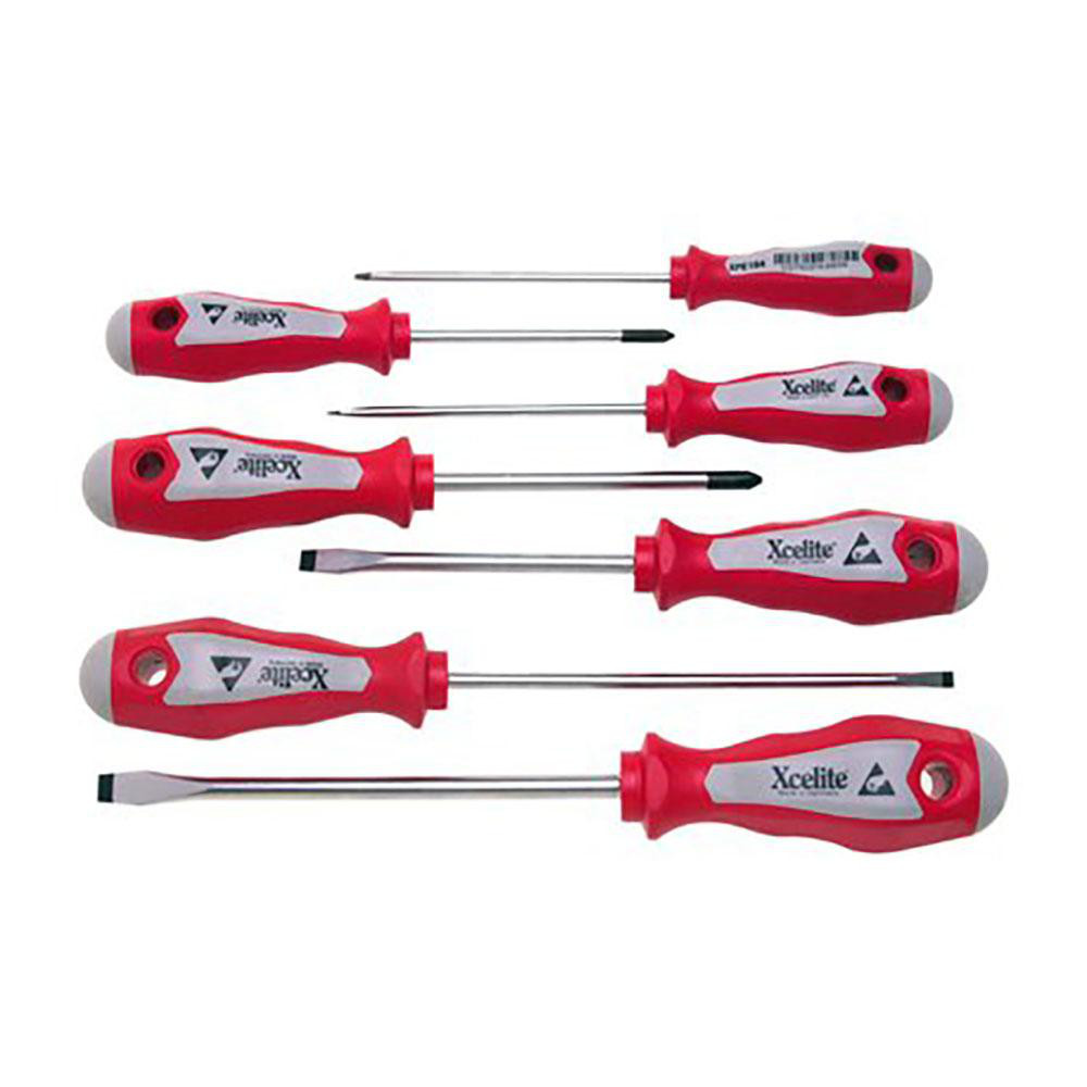 Xcelite - Screwdriver Set: 5 Pc, Phillips & Slotted | MSC Direct