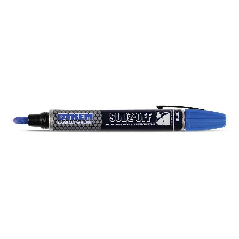 Dykem - Washable Marker: Blue, Water-Resistant, Medium Tip | MSC Direct