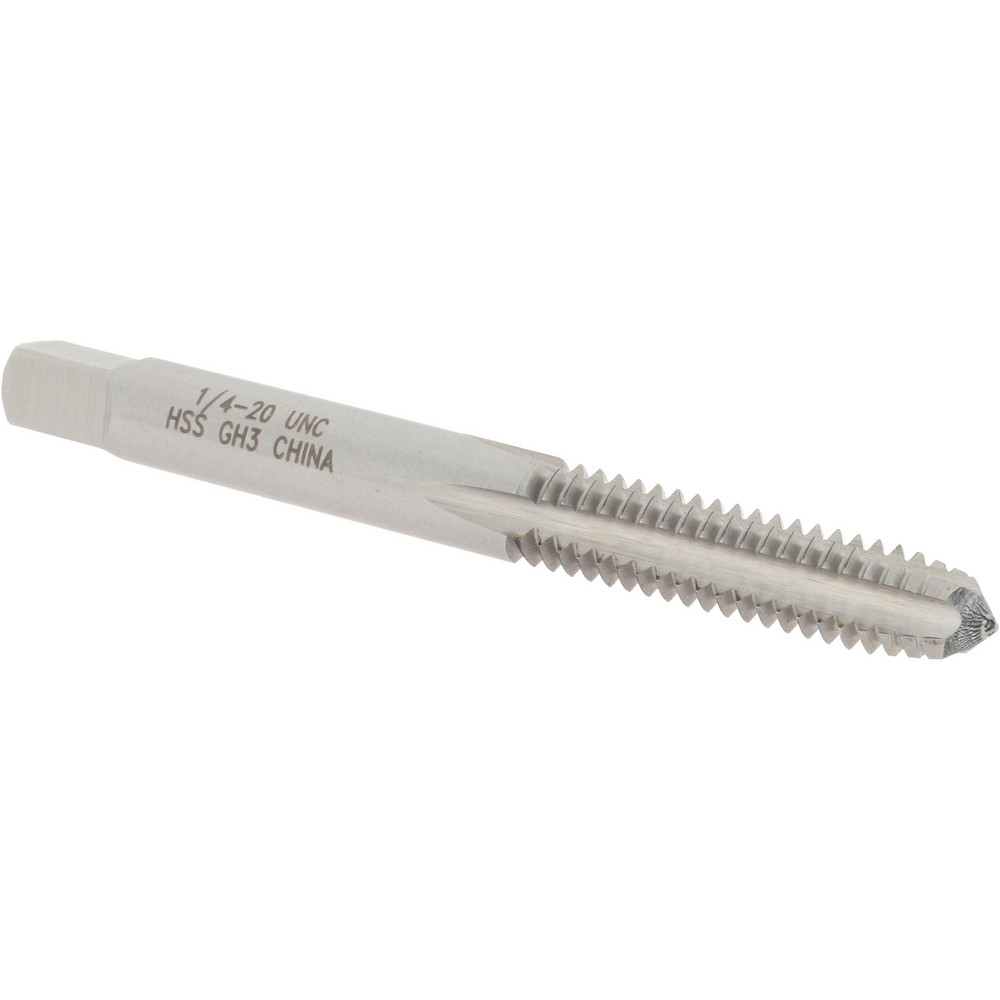 Value Collection - Straight Flute Tap: 1/4-20 UNC, 4 Flute, Plug ...