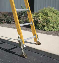 Made in USA - Ladder Leveler with Steel Swivel Shoe | MSC Direct