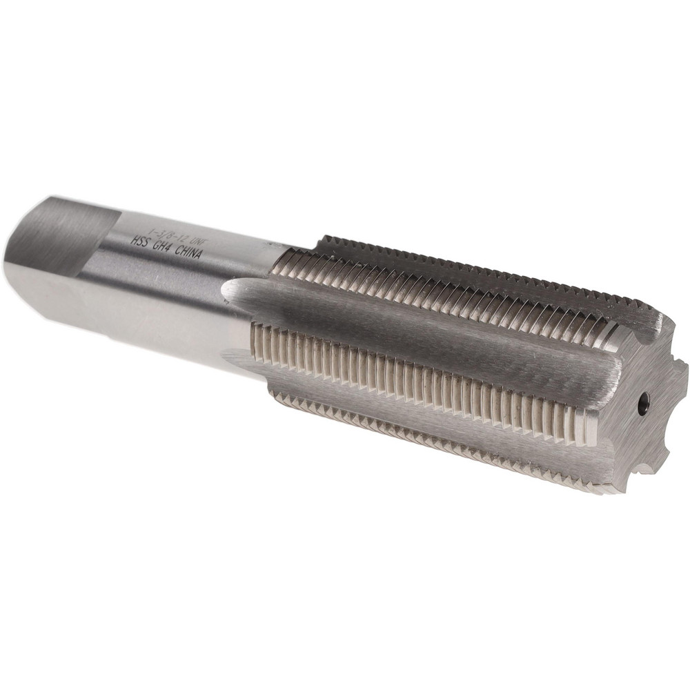 Value Collection - Straight Flute Tap: 1-3/8-12 UNF, 6 Flute, Bottoming ...