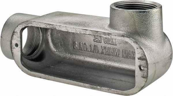 Cooper Crouse-Hinds - Form 5, LR Body, 1-1/2" Trade, Rigid Malleable ...