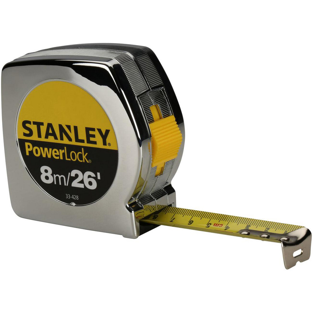 Stanley - Tape Measures: Length Ft.: 26.000; Graduation (Inch): 1/16 ...