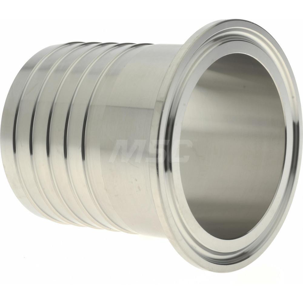 VNE - 2" Clamp Style Sanitary Stainless Steel Pipe Rubber Hose Adapter ...