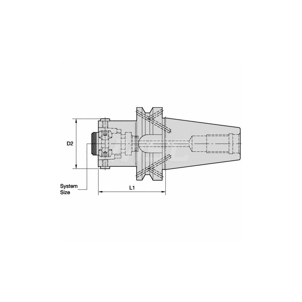 Kennametal - HSK50 Inside Taper, BT50 Outside Taper, BT to HSK Taper ...