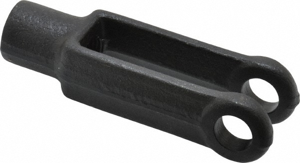 Jergens - 7/16-20 Thread, 1" Yoke Width, Carbon Steel, Tapped Yoke ...