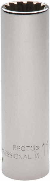 Proto - Spline Socket: 1/2" Drive, #22 Spline, 11/16" Hex | MSC Direct