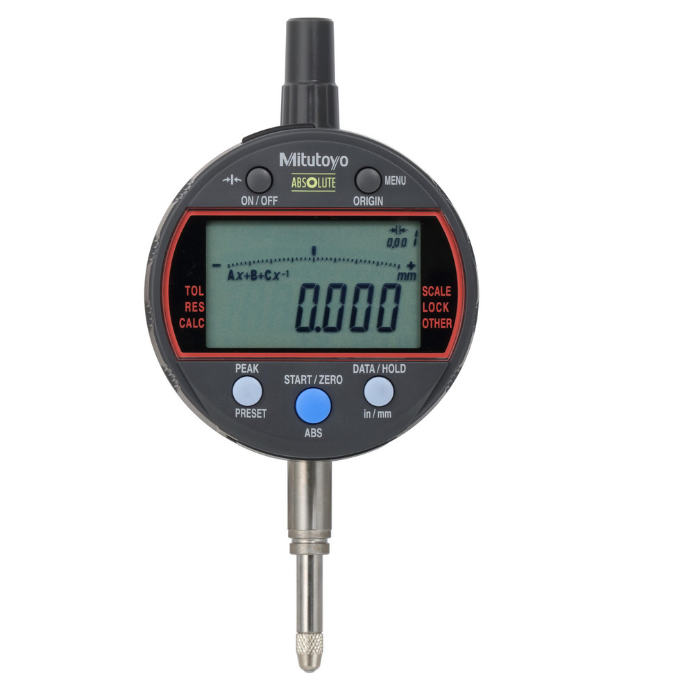 Mitutoyo - LCD Electronic Drop Indicator: 1/2" Max, 0.000100" Accuracy ...