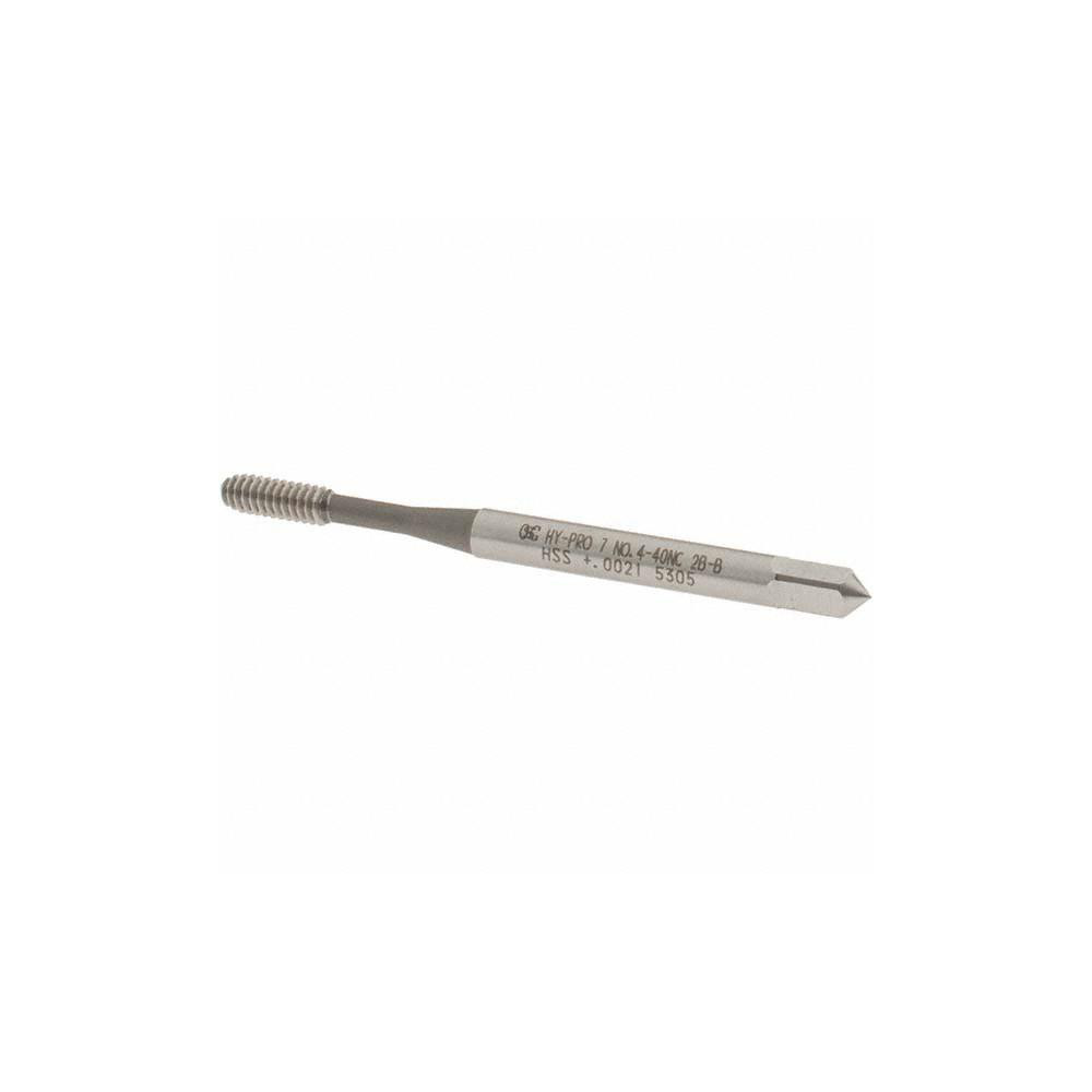 OSG - Thread Forming Tap: #4-40 UNC, 2B Class of Fit, Bottoming Chamfer ...