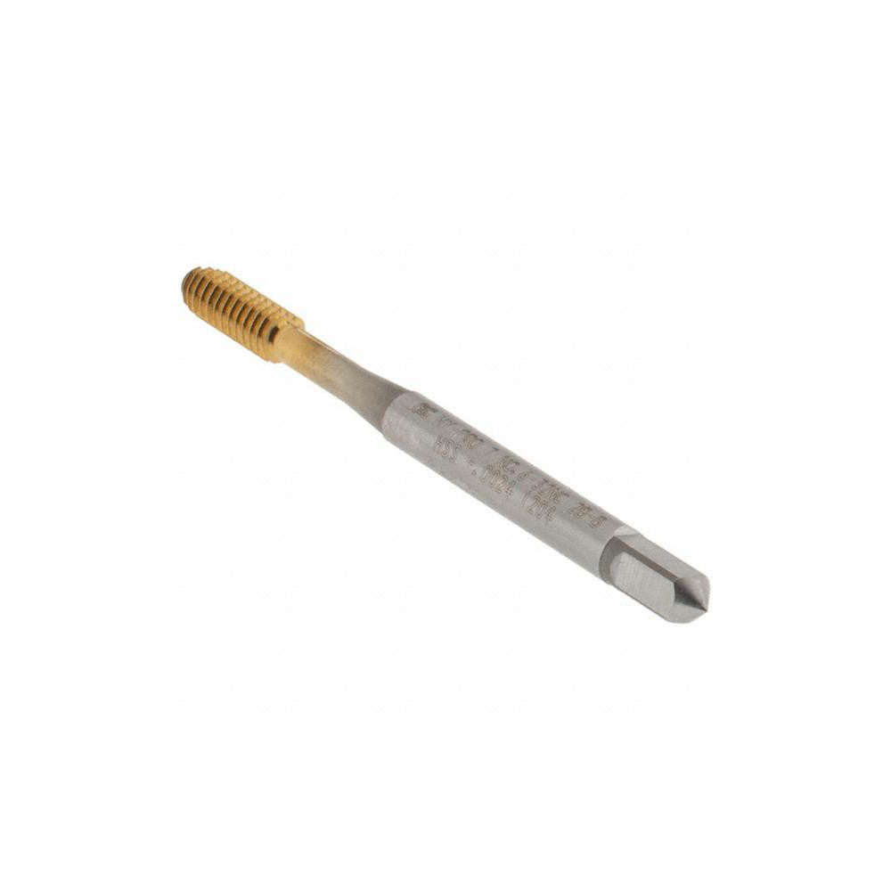 OSG - Thread Forming Tap: #6-32 UNC, 2B Class of Fit, Bottoming Chamfer, High-Speed Steel, TiN ...