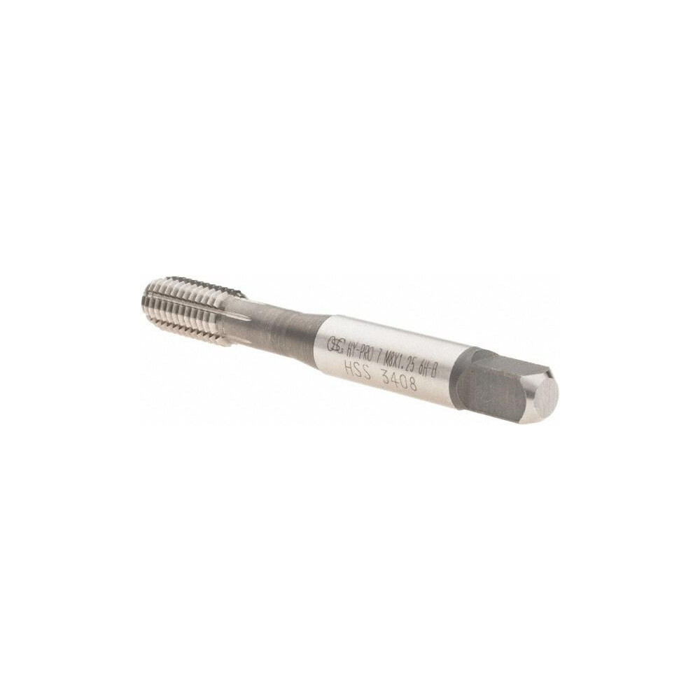 OSG - Thread Forming Tap: M8x1.25 Metric, 6H Class of Fit, Bottoming Chamfer, High-Speed Steel ...