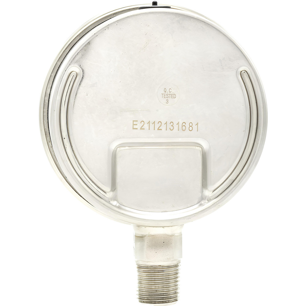 PIC Gauges - Pressure Gauge: 4" Dial Dia, -30 to 150 psi, 1/2" NPT ...