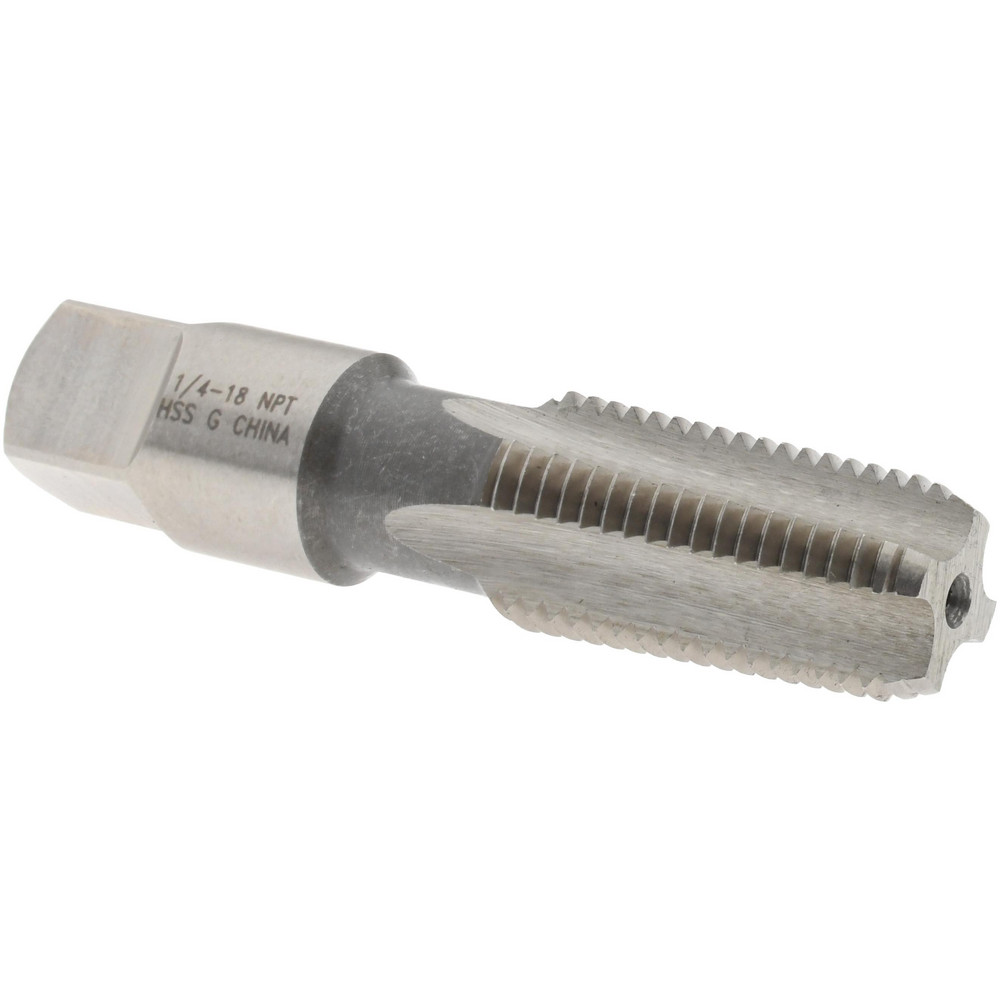 Value Collection - Standard Pipe Tap: 1/4-18, NPT, 4 Flutes, High Speed ...