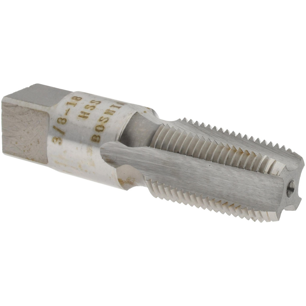 Value Collection - Standard Pipe Tap: 3/8-18, NPT, 4 Flutes, High Speed ...