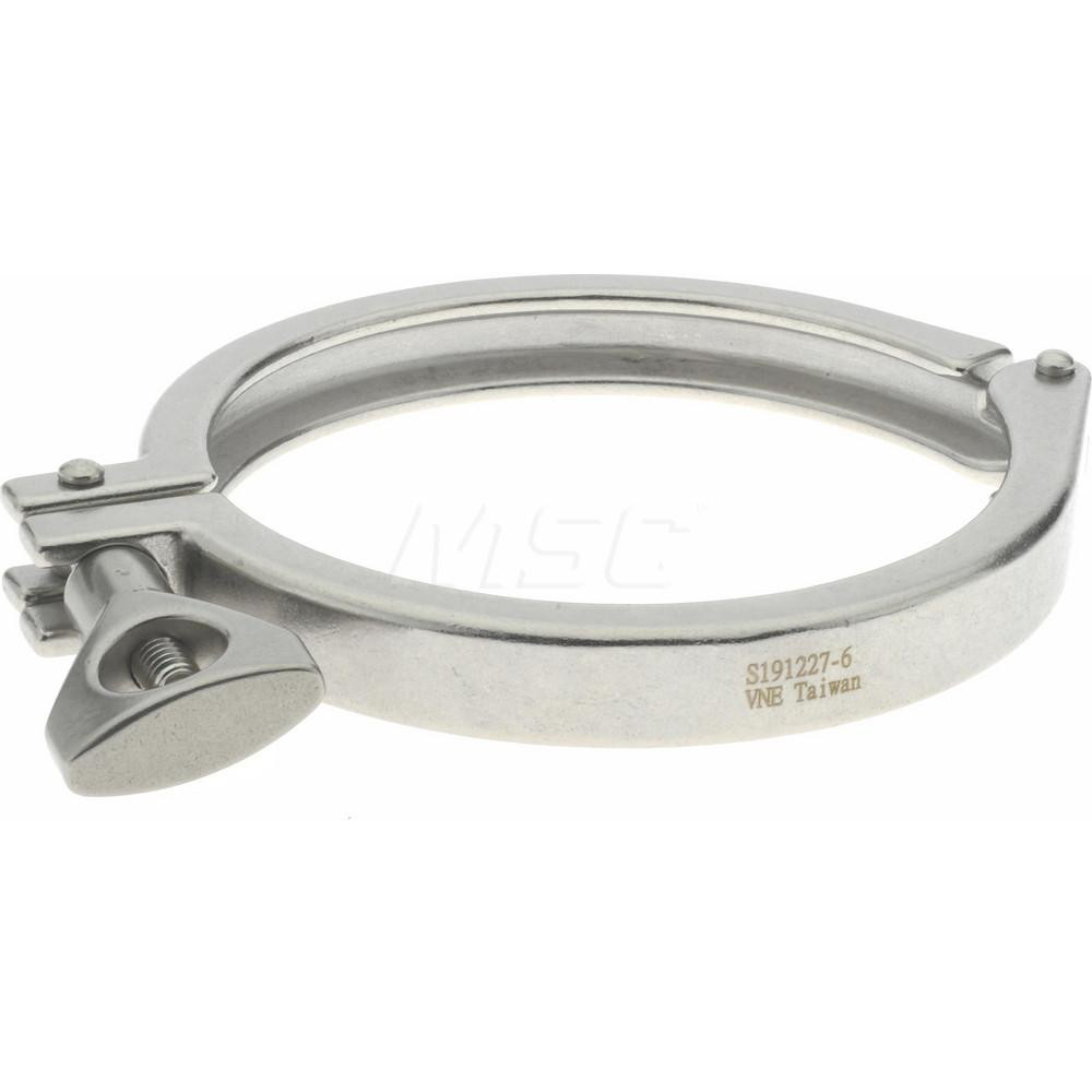 VNE - 3" Clamp Style Sanitary Stainless Steel Pipe Clamp with Holed ...
