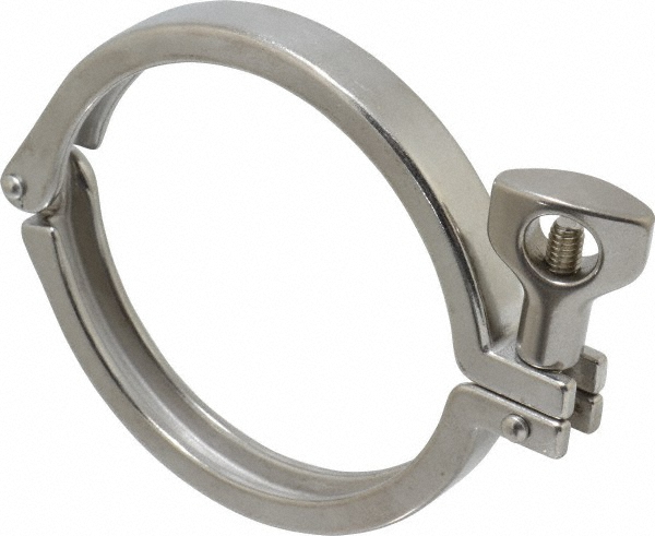 VNE - 4" Clamp Style Sanitary Stainless Steel Pipe Clamp with Holed ...