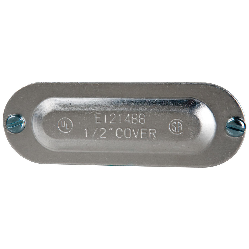 Cooper Crouse-Hinds - 1/2" Trade, Aluminum Conduit Body Cover Plate ...
