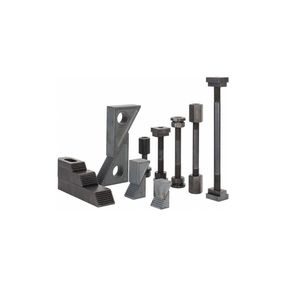 Gibraltar - Fixture Clamp Step Block & Clamp Set: 52 Pc, 1/2-13 Stud ...