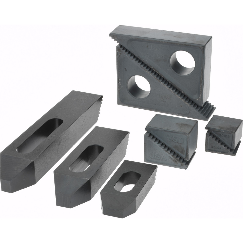 Gibraltar - Fixture Clamp Step Block & Clamp Set: 52 Pc, 1/2-13 Stud ...